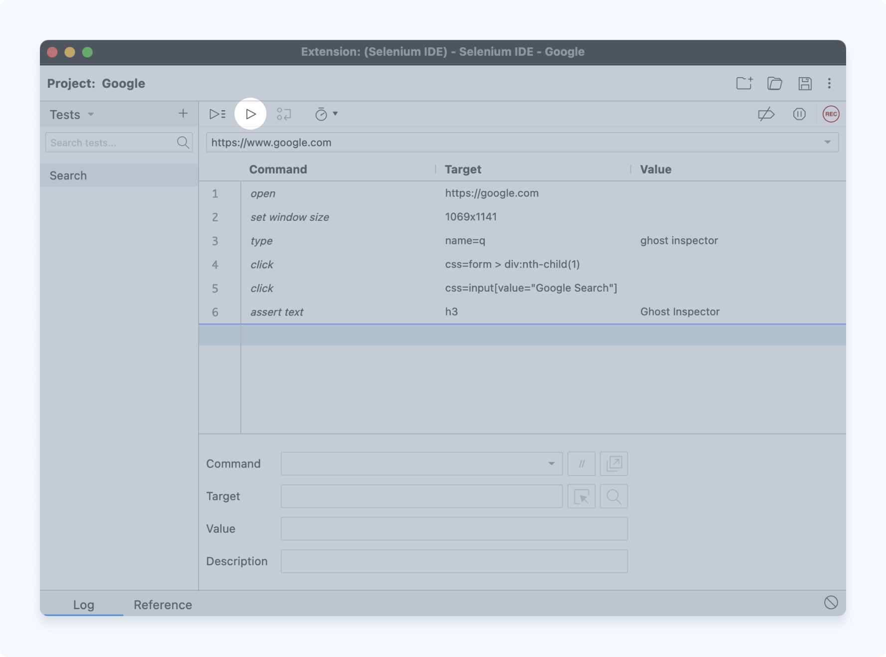 How To Use Selenium IDE With Ghost Inspector Ghost Inspector